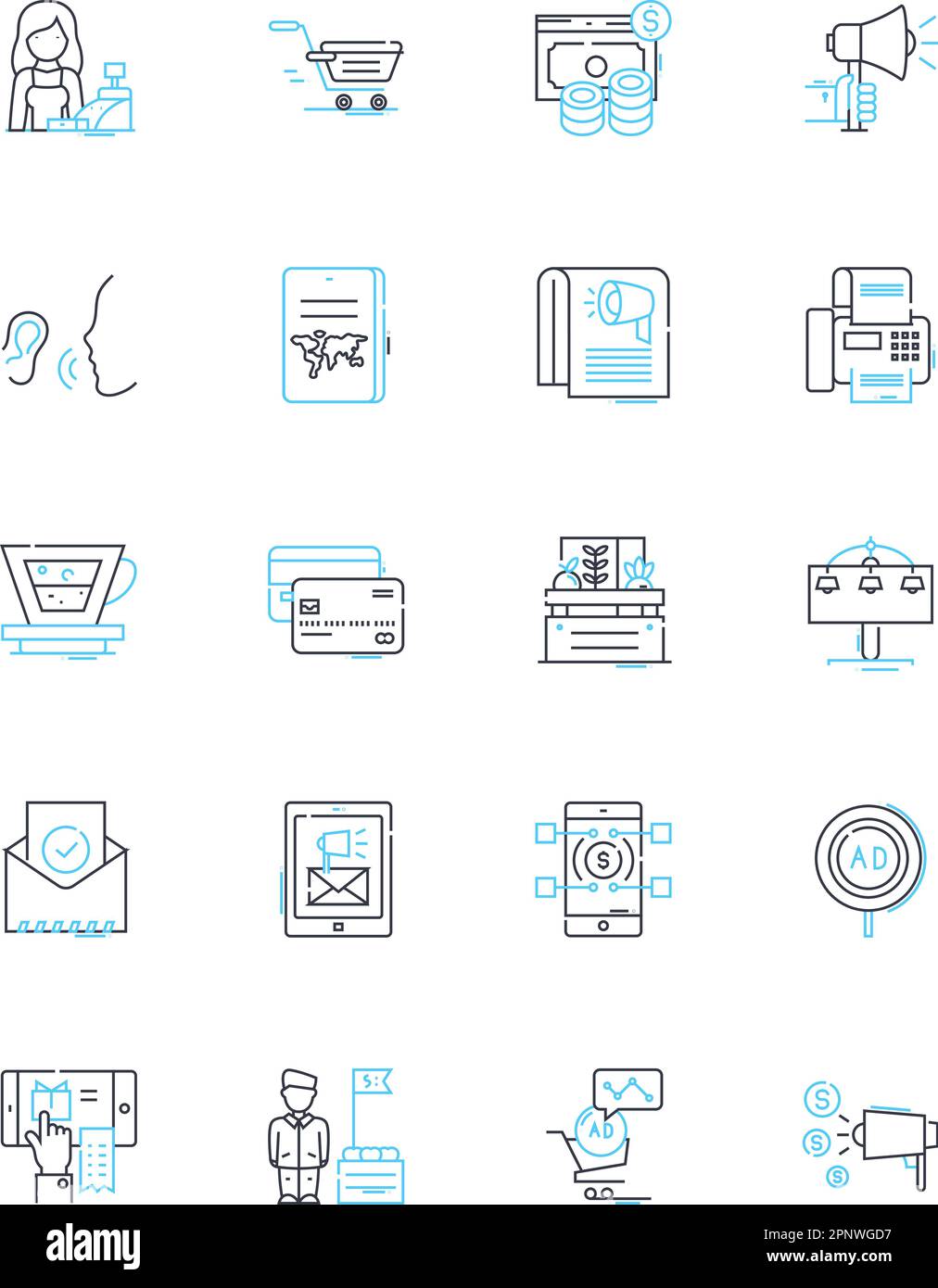 Sleeping dozing linear icons set. Slumber, Snooze, Doze, Nod, Rest ...