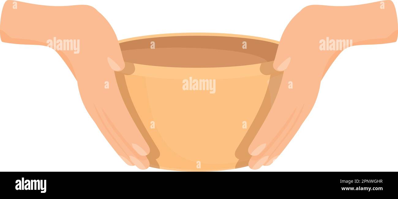 Ceramic pot icon cartoon vector. Studio pottery. Class wheel Stock ...