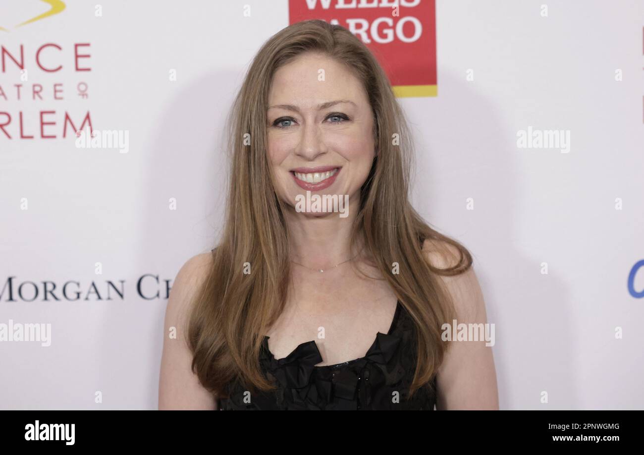 New York, United States. 20th Apr, 2023. Chelsea Clinton arrives on the ...