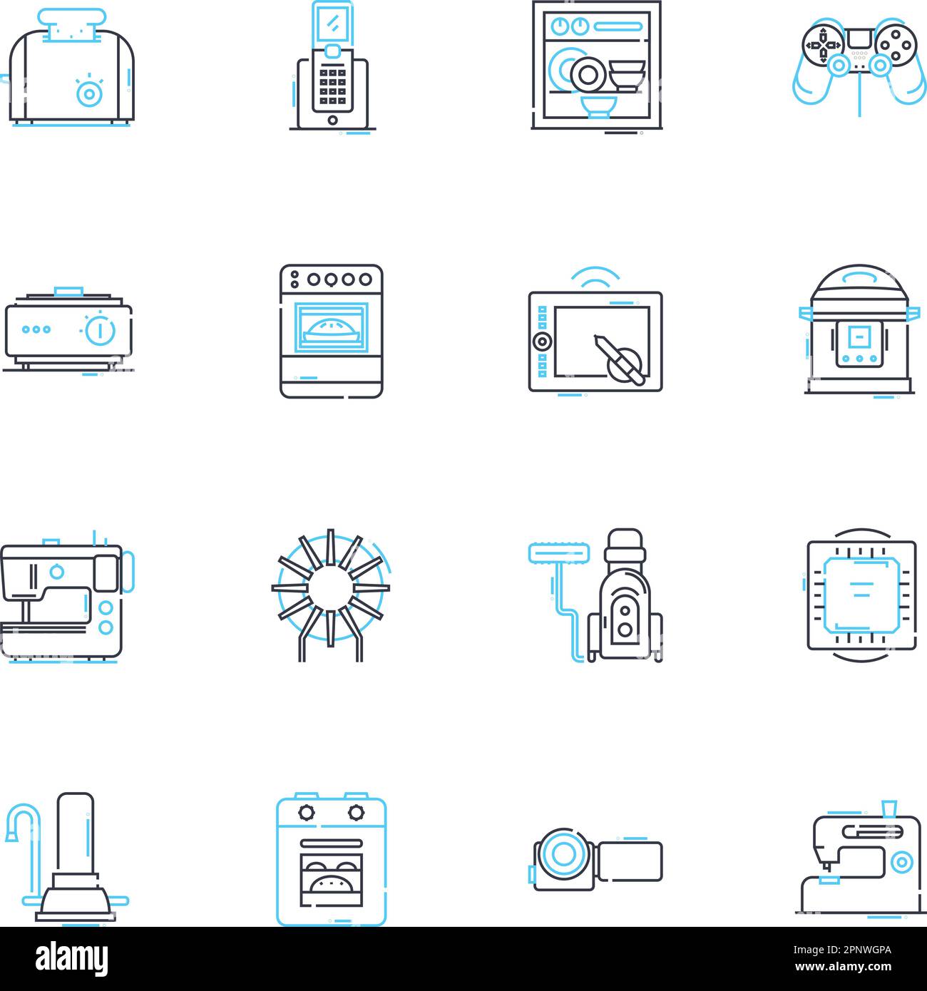 Intelligent dwelling linear icons set. Automation, Technology, Comfort ... Intelligent dwelling linear icons set. Automation, Technology, Comfort ...