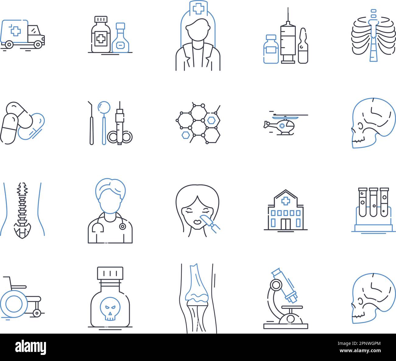 Ecg icon collection hi-res stock photography and images - Alamy