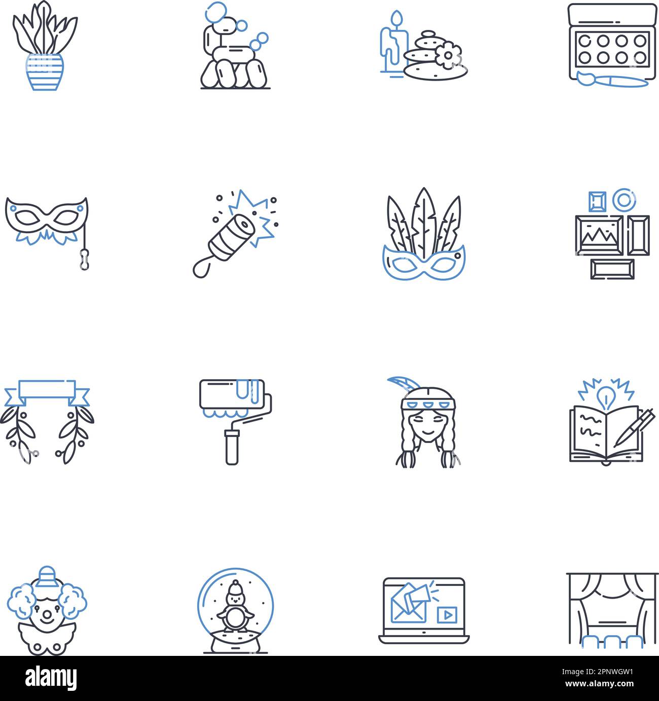 Forward-thinking line icons collection. Innovative, Progressive ...