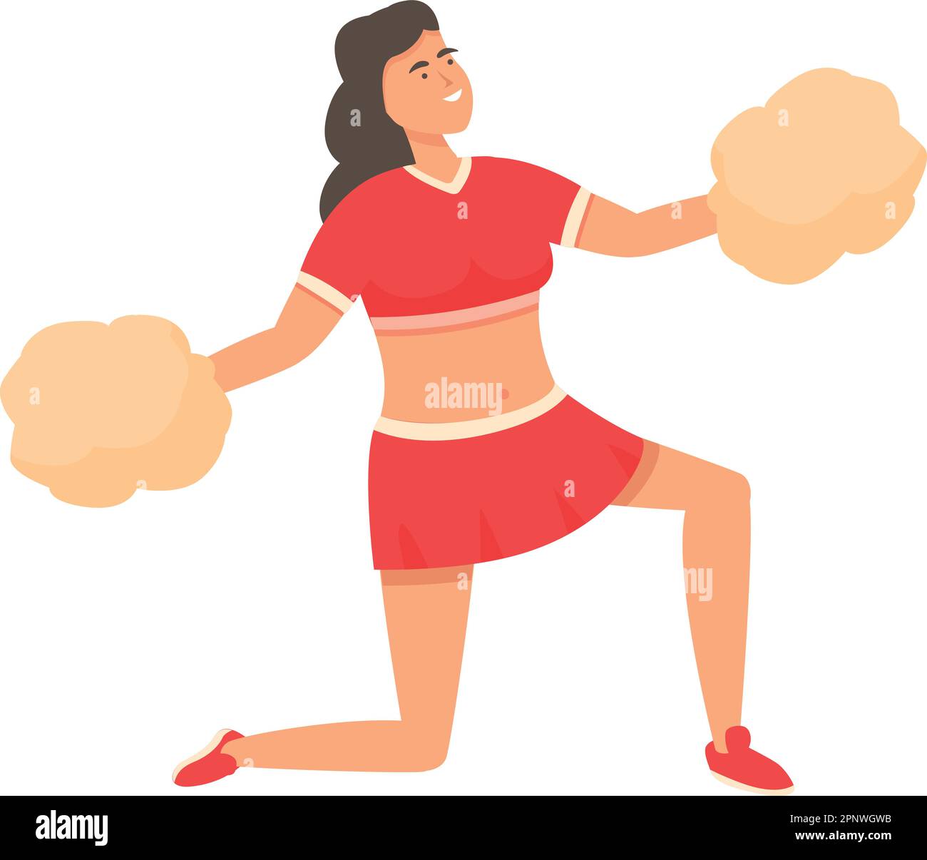 Cheerleader silhouette bundle hi-res stock photography and images - Alamy