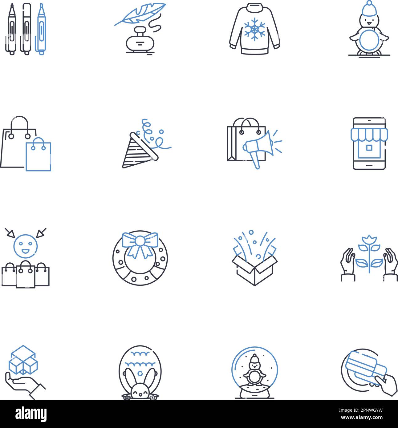 Bonuses line icons collection. Incentives, Rewards, Perks, Compensation ...