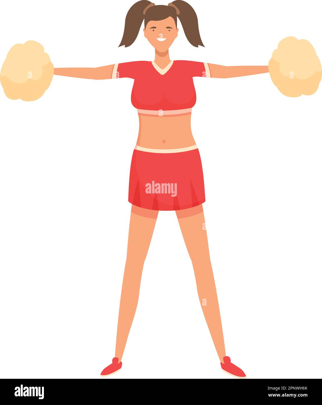 Cheer dance cartoon hi-res stock photography and images - Alamy