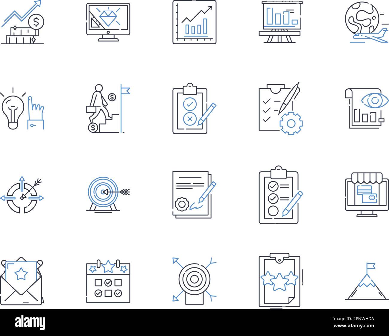 Customer control line icons collection. Empowerment, Autonomy ...