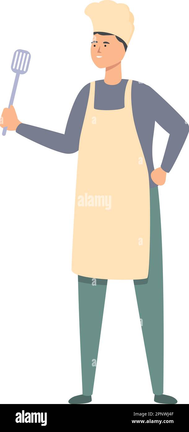 Man cook icon cartoon vector. Family food. Dinner meal Stock Vector ...