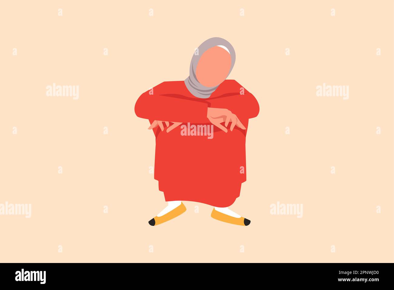 Business design drawing depressed Arabian businesswoman sadness ...