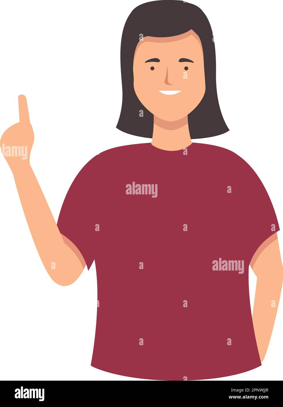 Just remember this icon cartoon vector. People talk. Woman character ...