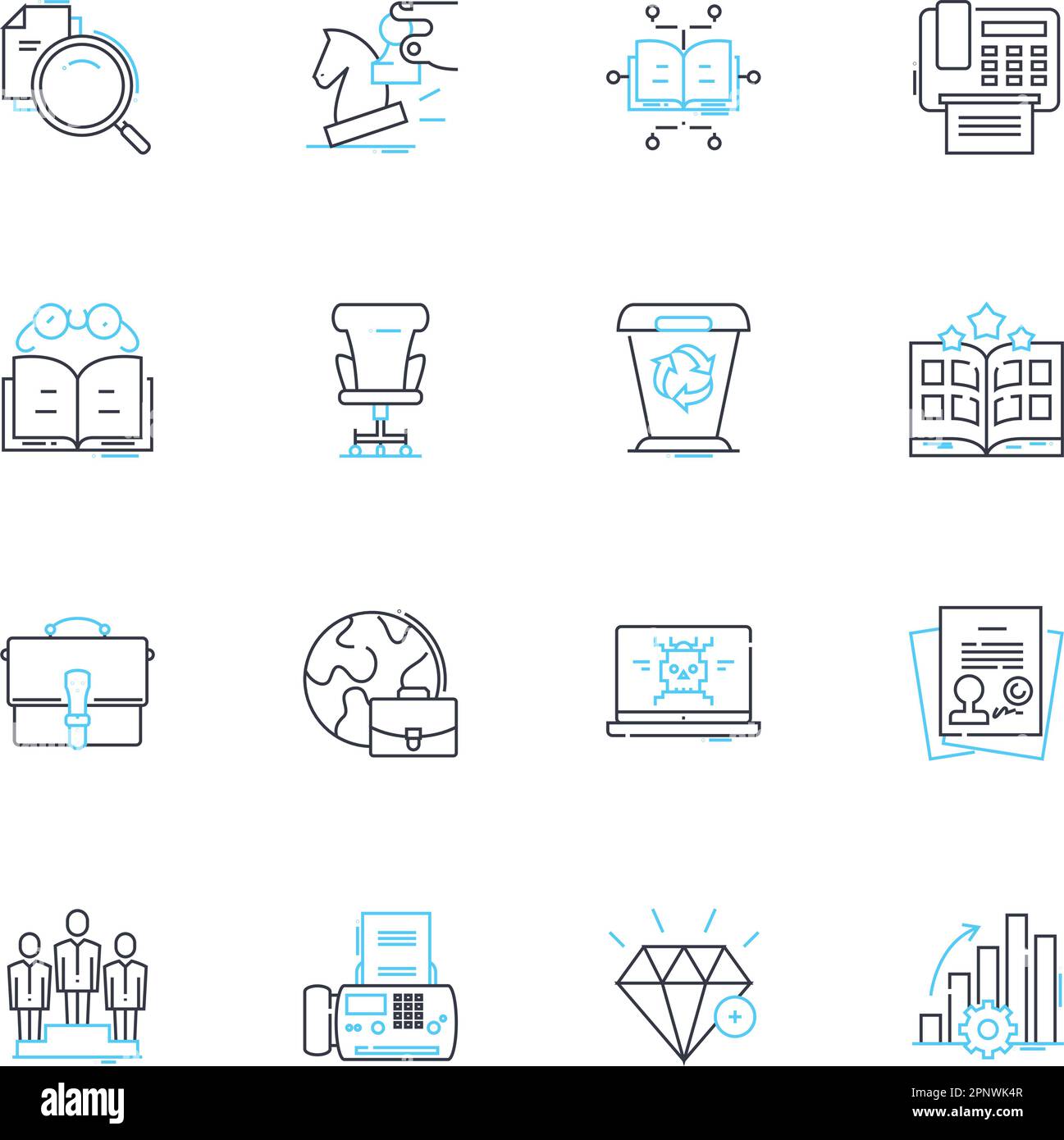 Fitness center linear icons set. Gym, Exercise, Health, Strength ... Fitness center linear icons set. Gym, Exercise, Health, Strength ...