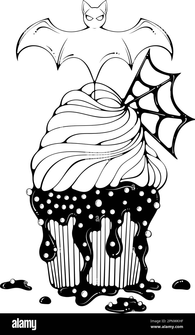 Scary cake Black and White Stock Photos & Images - Alamy