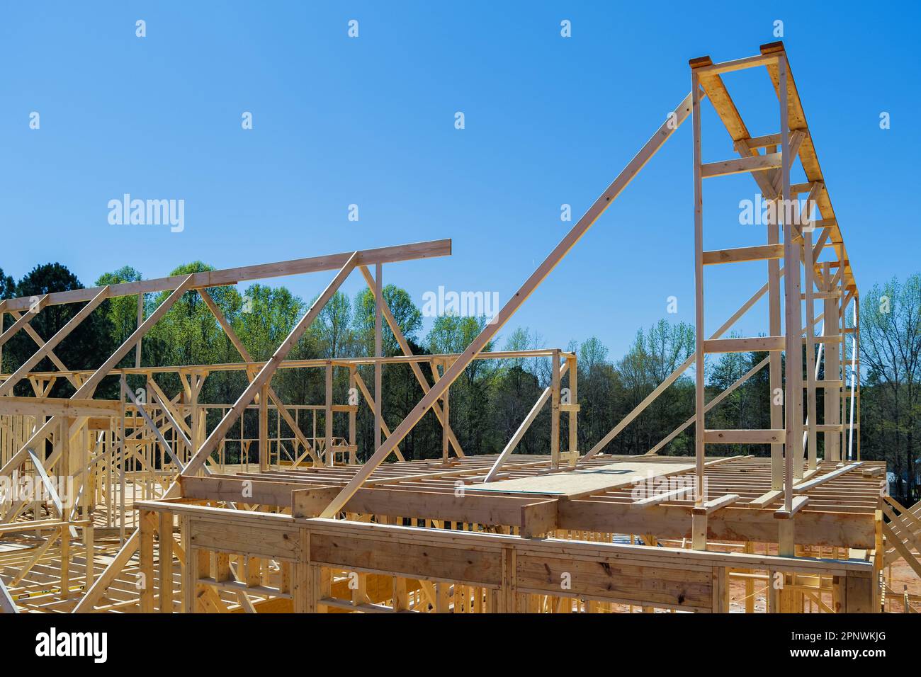 In course of constructing new house beam stick was used as framework ...