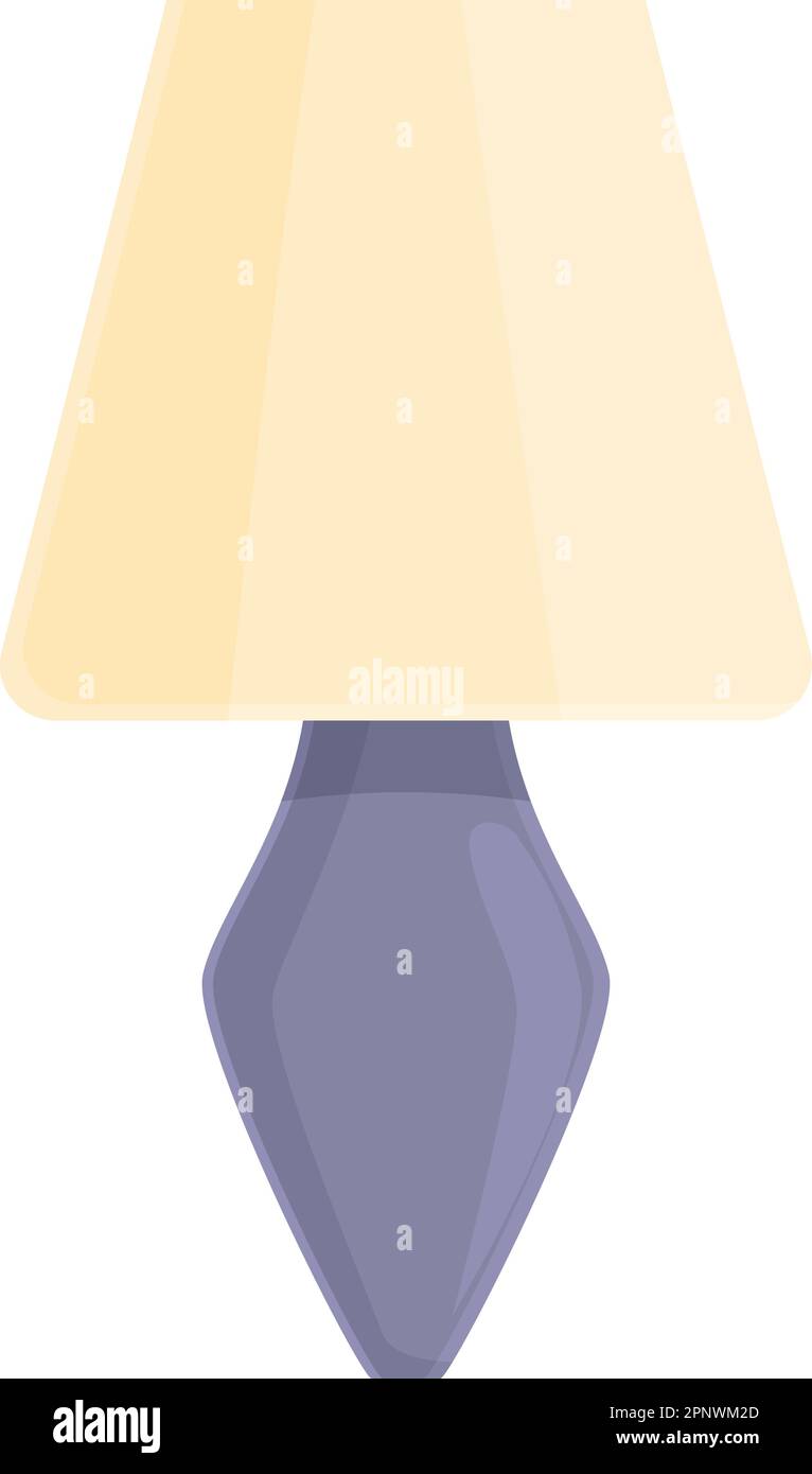 Fashion lamp icon cartoon vector. House table. Room furniture Stock ...