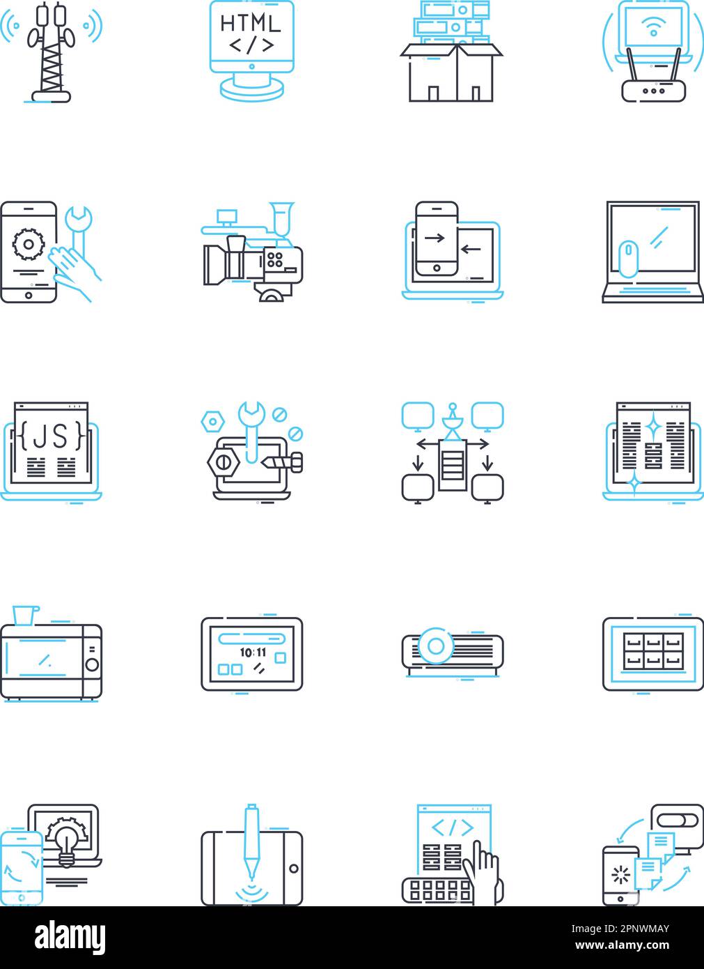 Natural language linear icons set. Syntax, Semantics, Morphology ... Natural language linear icons set. Syntax, Semantics, Morphology ...