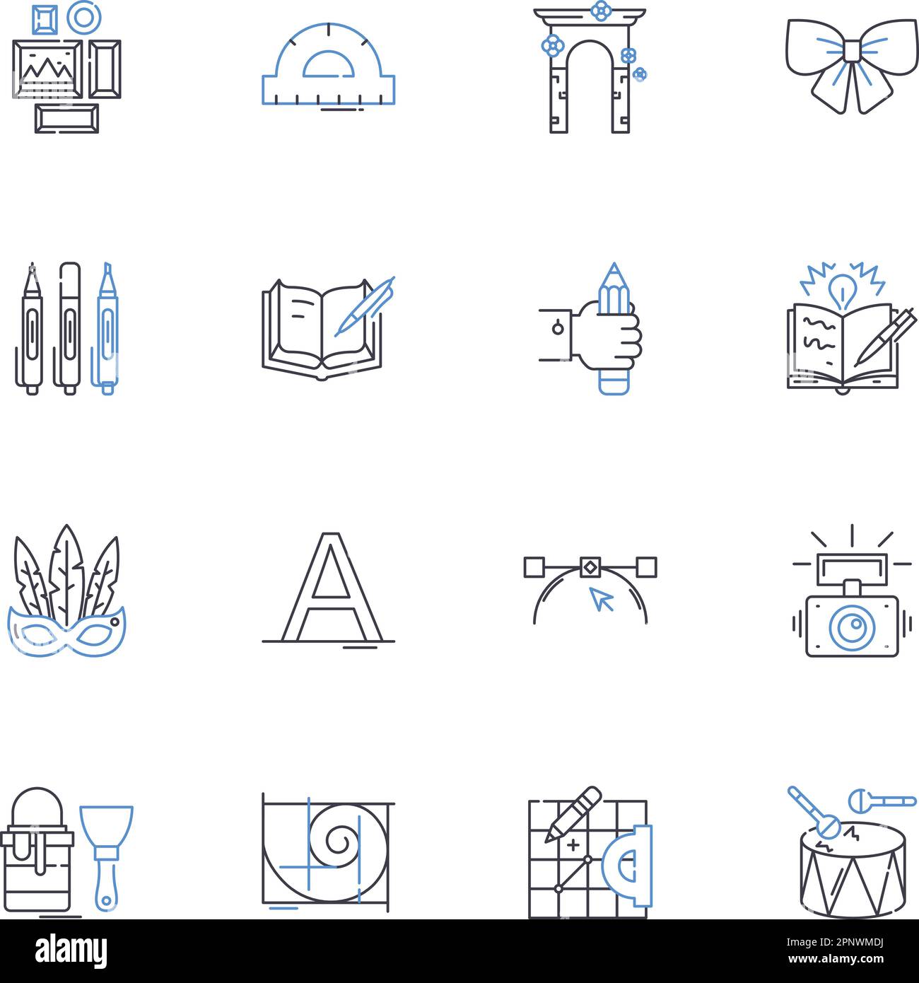 Traditional recipes line icons collection. Heirloom, Authentic, Rustic ...