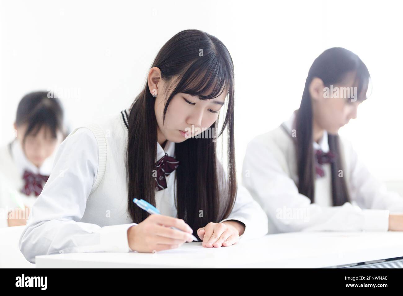 High school students taking a class Stock Photo - Alamy