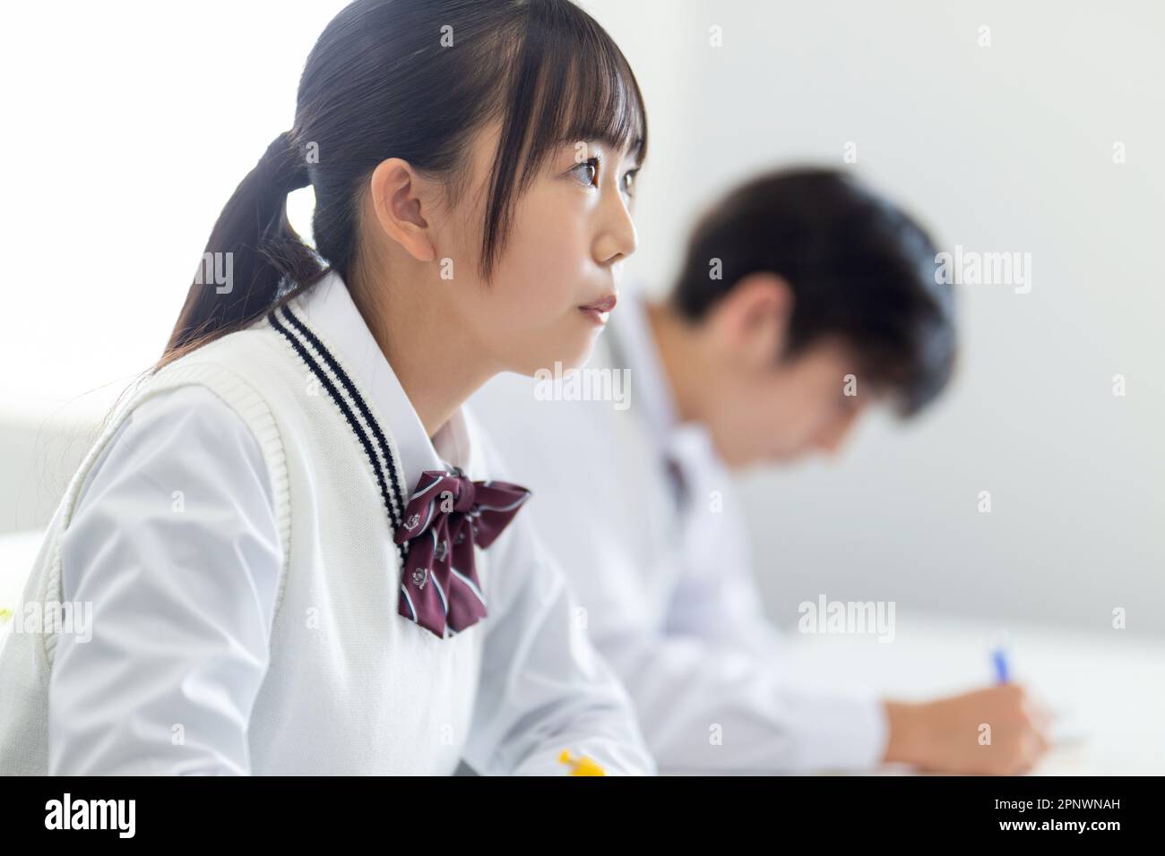 High school students taking a class Stock Photo - Alamy