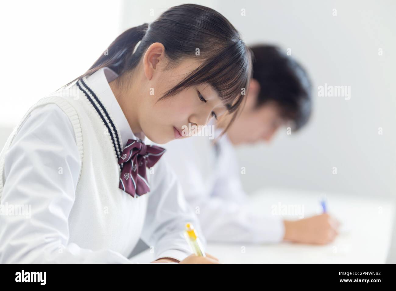 High school students taking a class Stock Photo - Alamy
