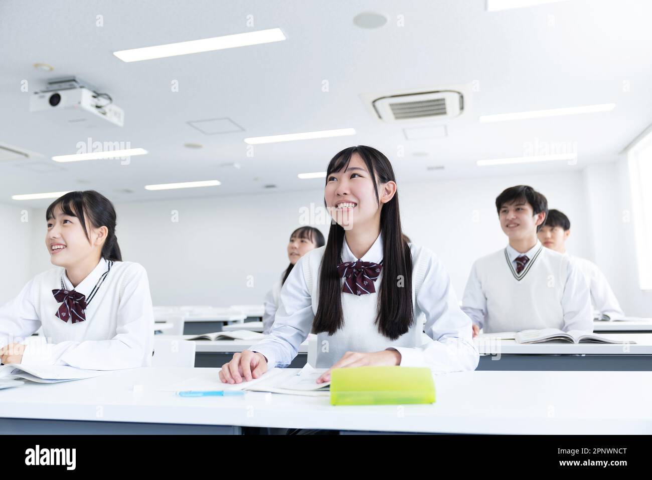 High school students taking a class Stock Photo - Alamy