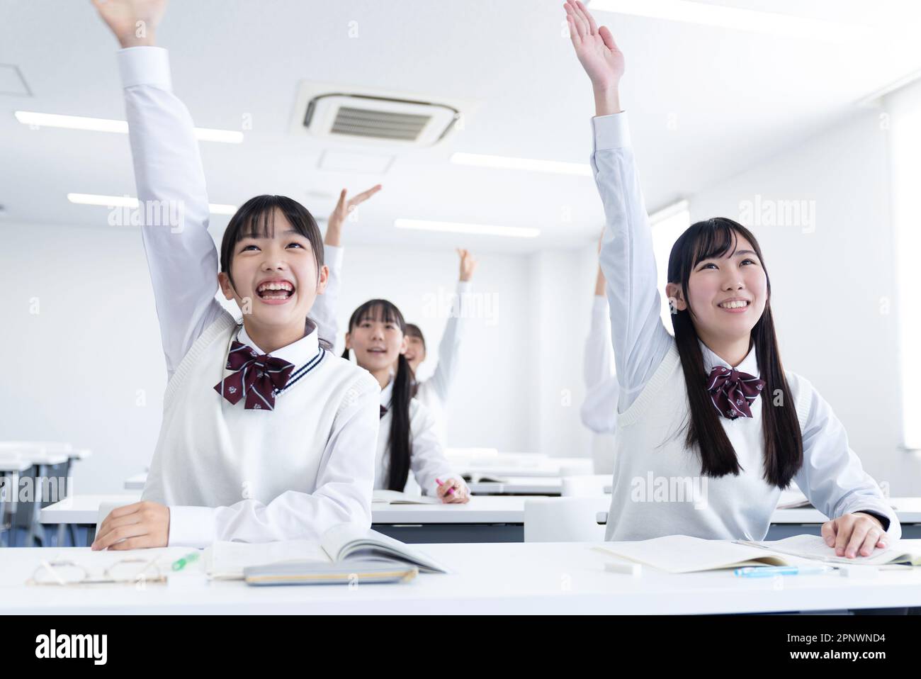 High school students taking a class Stock Photo - Alamy