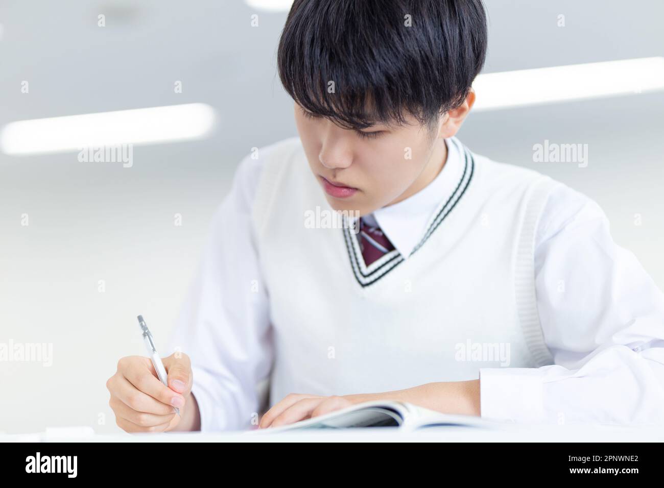 High school students taking a class Stock Photo - Alamy