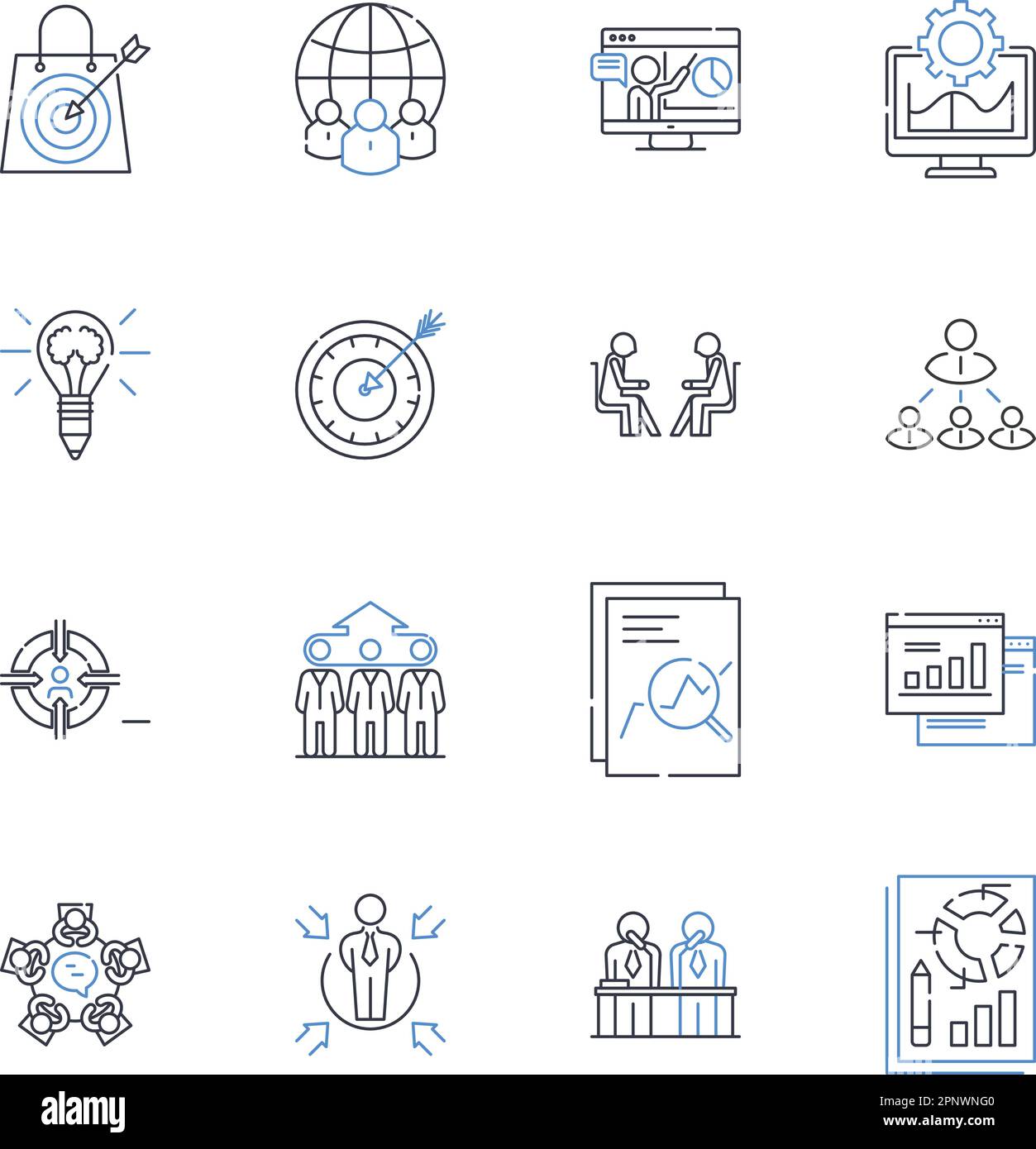 Council Members line icons collection. Elected, Representatives ... Council Members line icons collection. Elected, Representatives ...