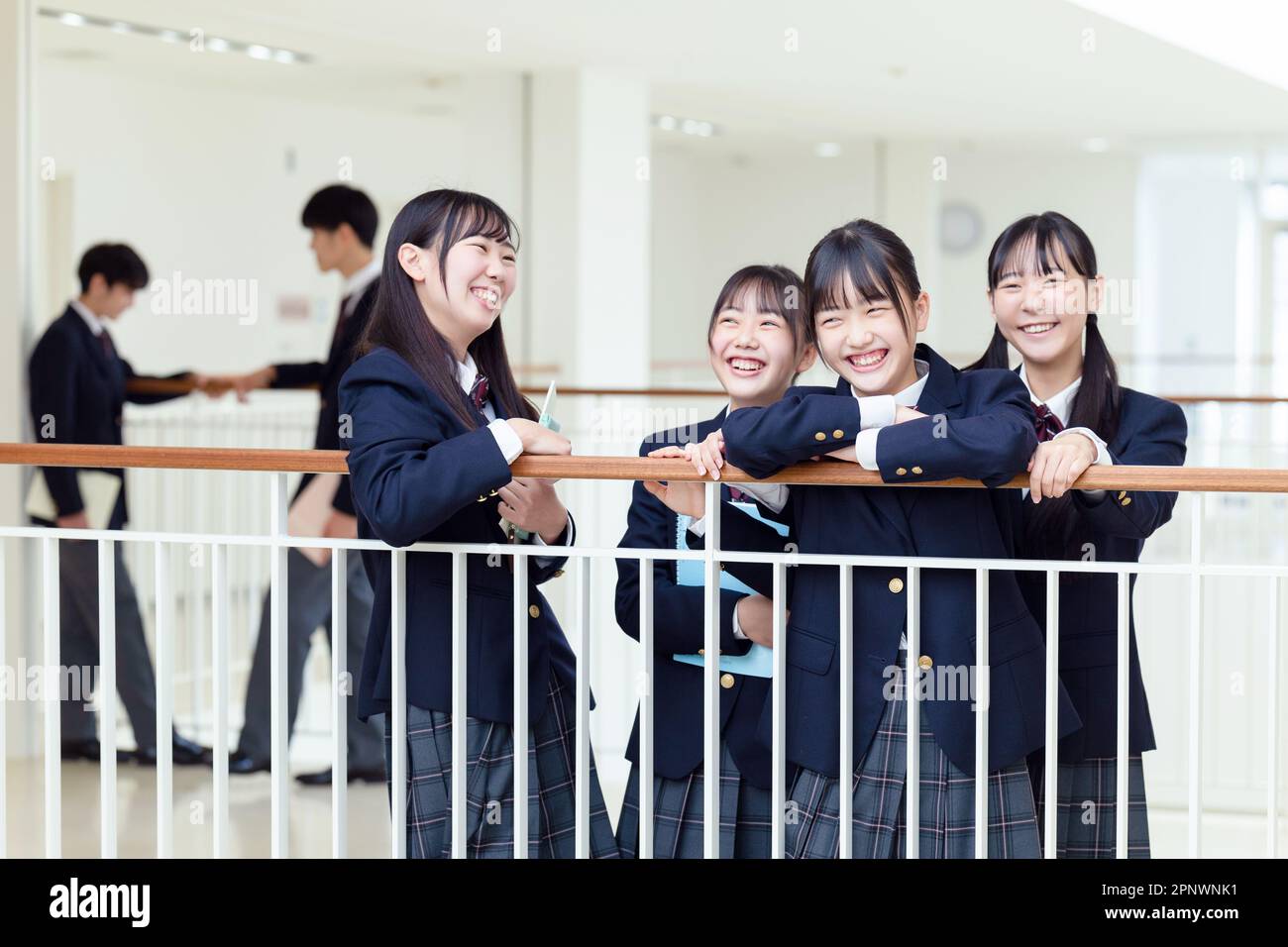 Boy and girl talking school hi-res stock photography and images - Alamy