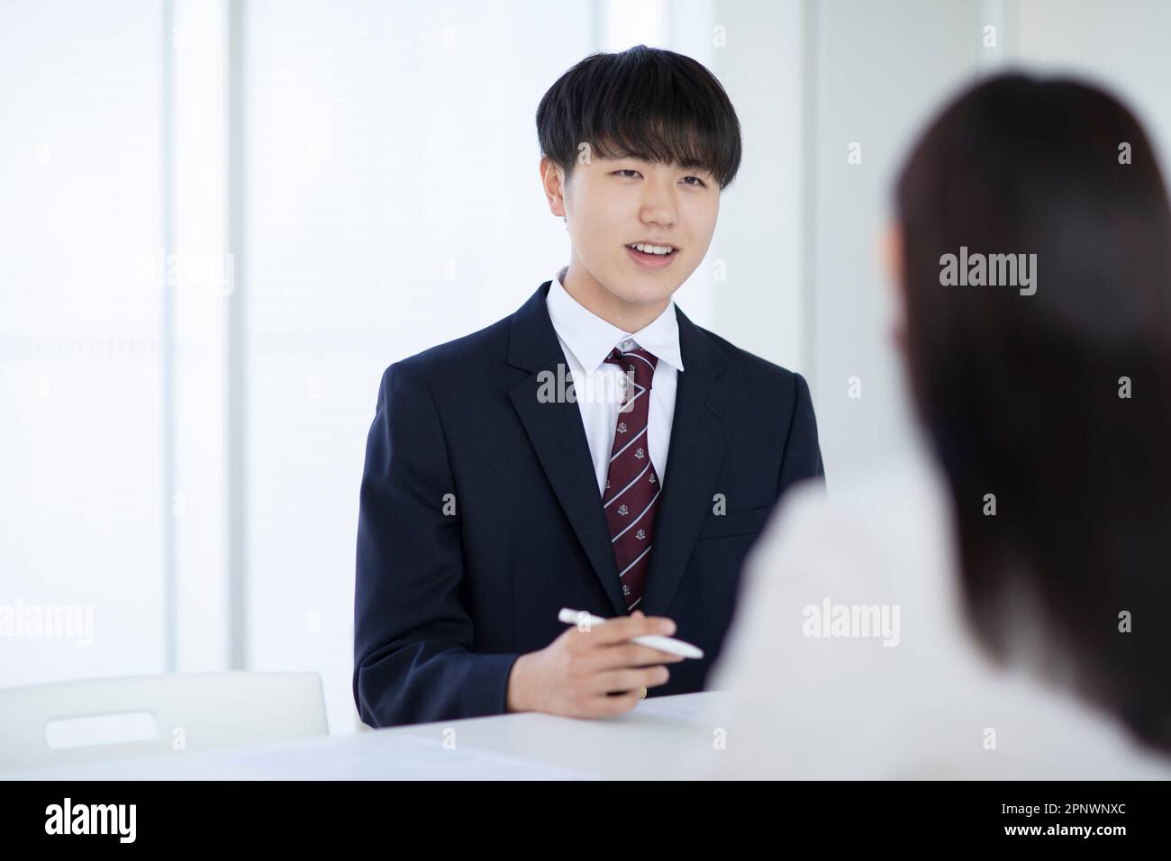 Boy school uniform blazer hi-res stock photography and images - Alamy
