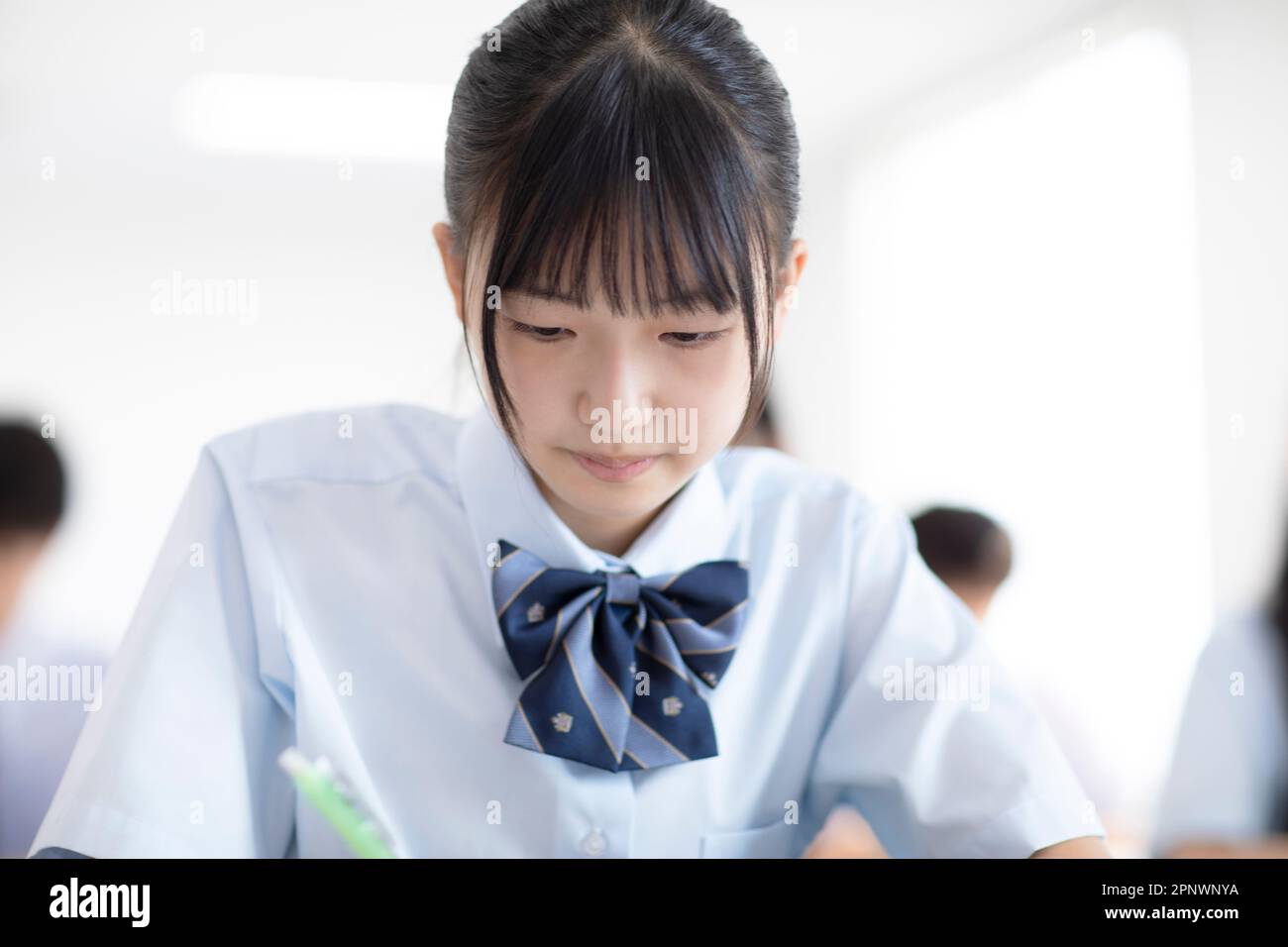 High school students taking a class Stock Photo - Alamy