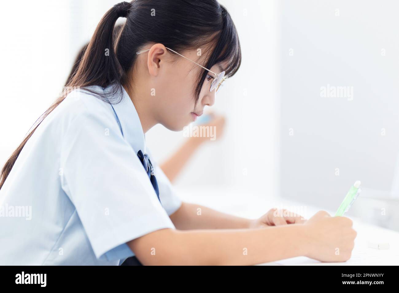 High school students taking a class Stock Photo - Alamy