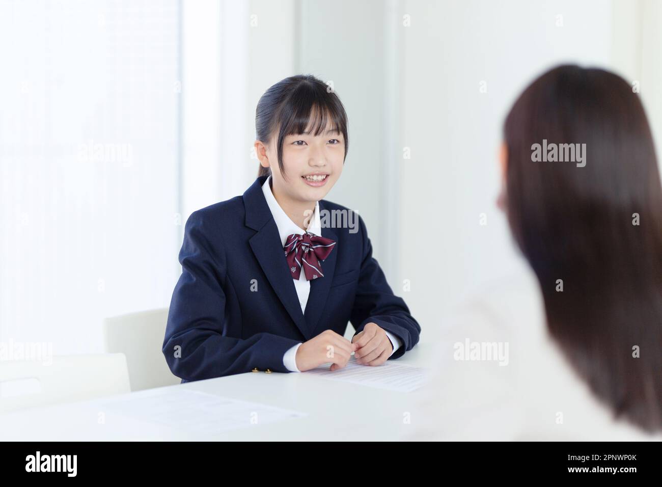 High school students being interviewed Stock Photo - Alamy