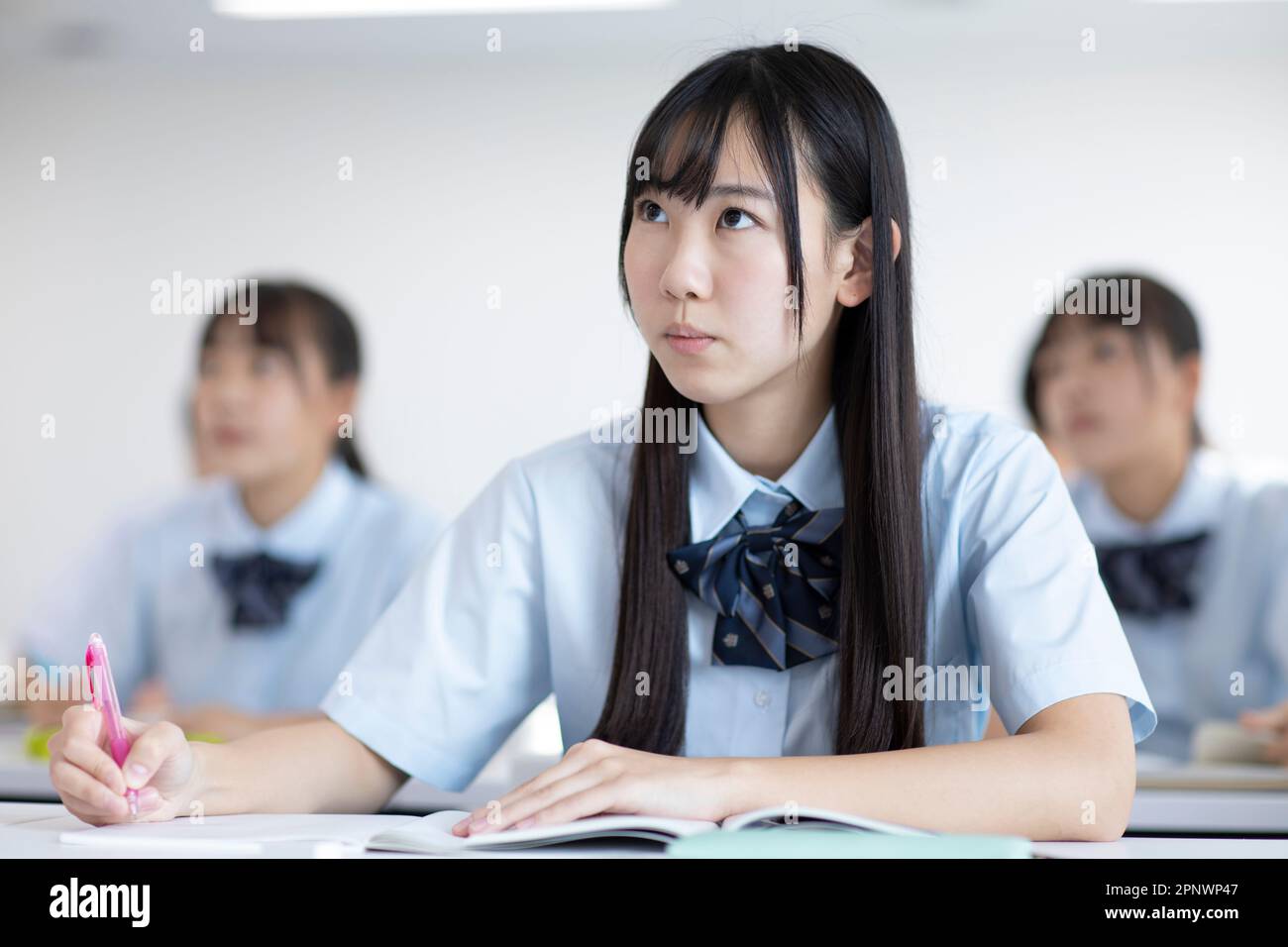 High school students taking a class Stock Photo - Alamy