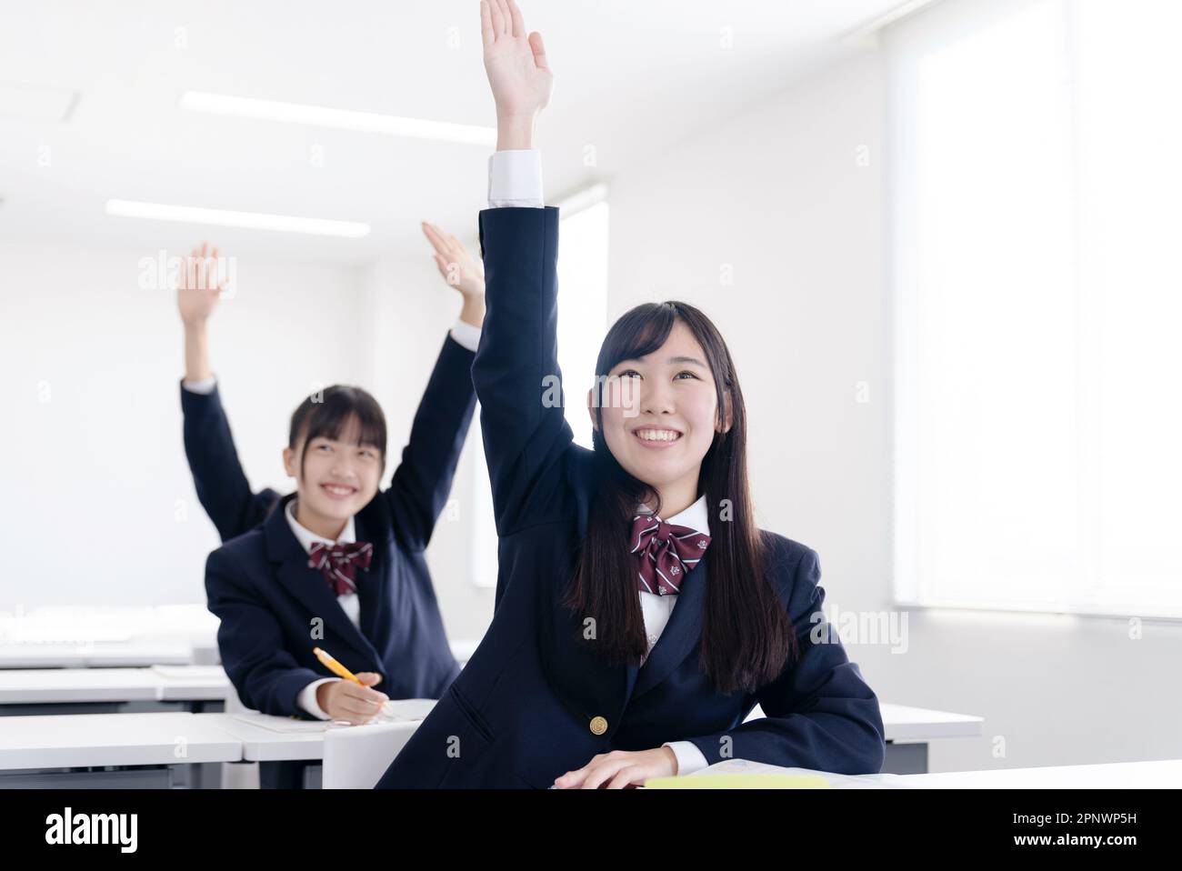 High school students taking a class Stock Photo - Alamy