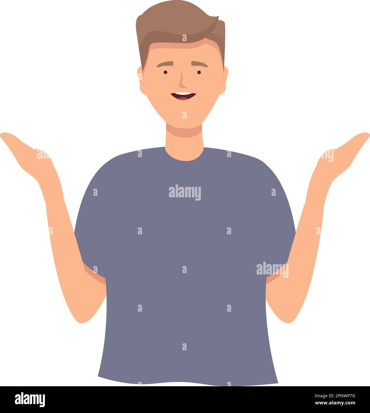 Mobile interacting with person Stock Vector Images - Alamy