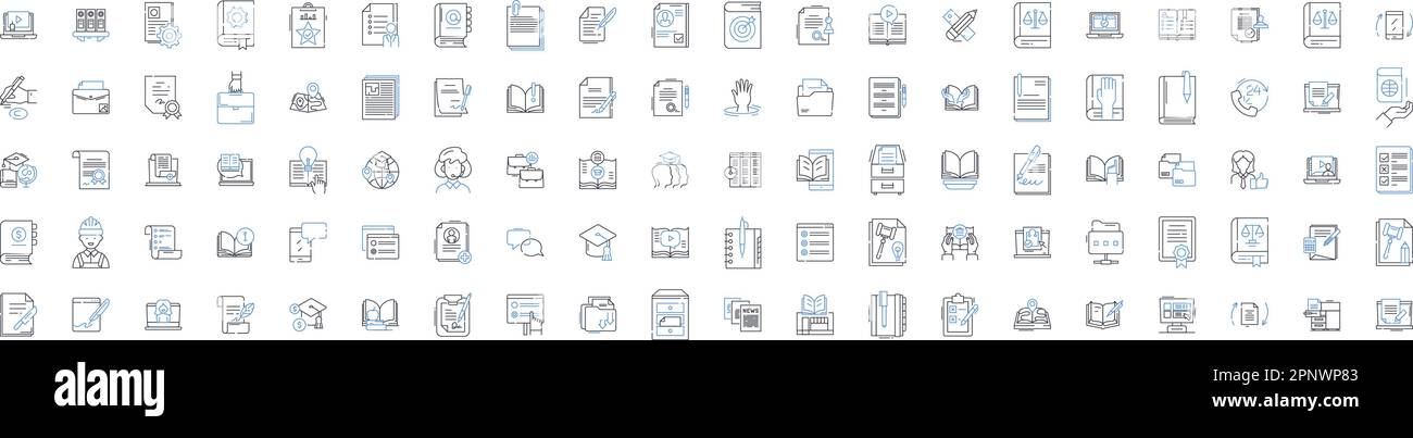 Advanced learning line icons collection. Mastery, Expertise ...