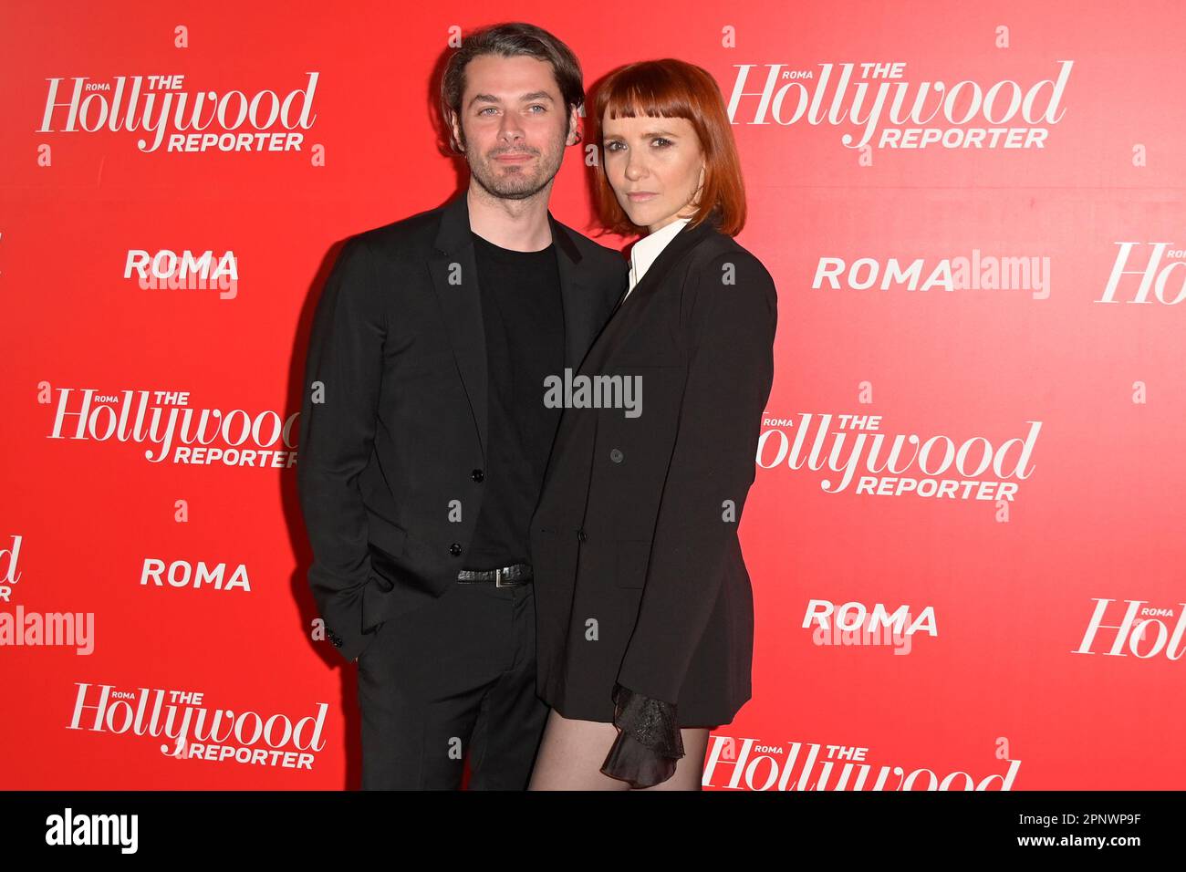 Rome, Italy. 20th Apr, 2023. Stefano Lodovichi (l) and Camilla Filippi ...