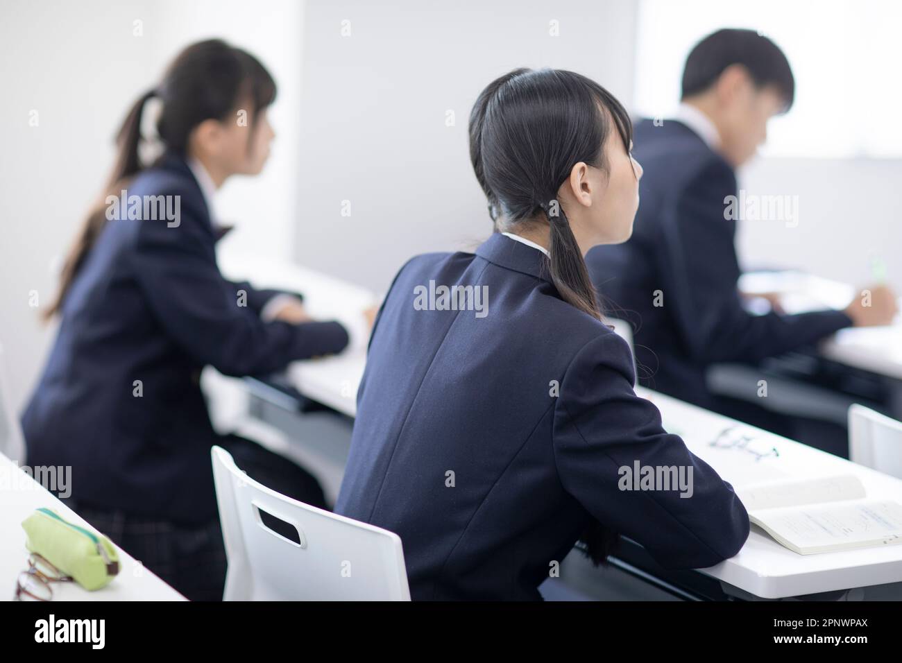 Boy school uniform rear hi-res stock photography and images - Alamy