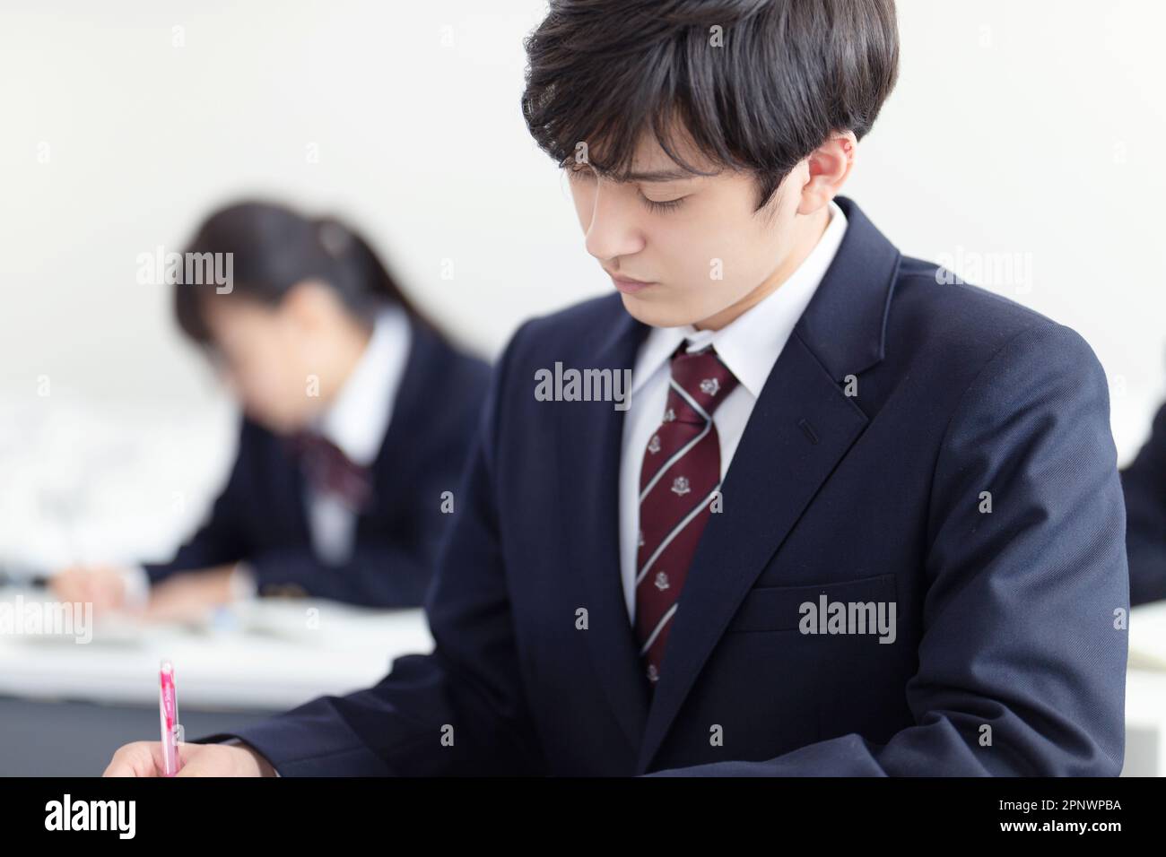 High school students taking a class Stock Photo - Alamy