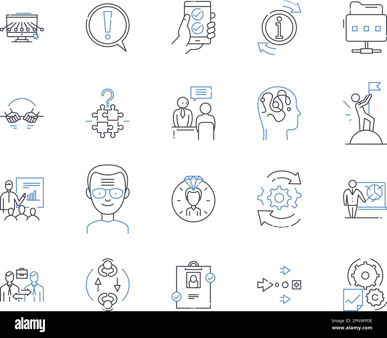 Firm Milests line icons collection. Growth, Progress, Achievement ... Firm Milests line icons collection. Growth, Progress, Achievement ...