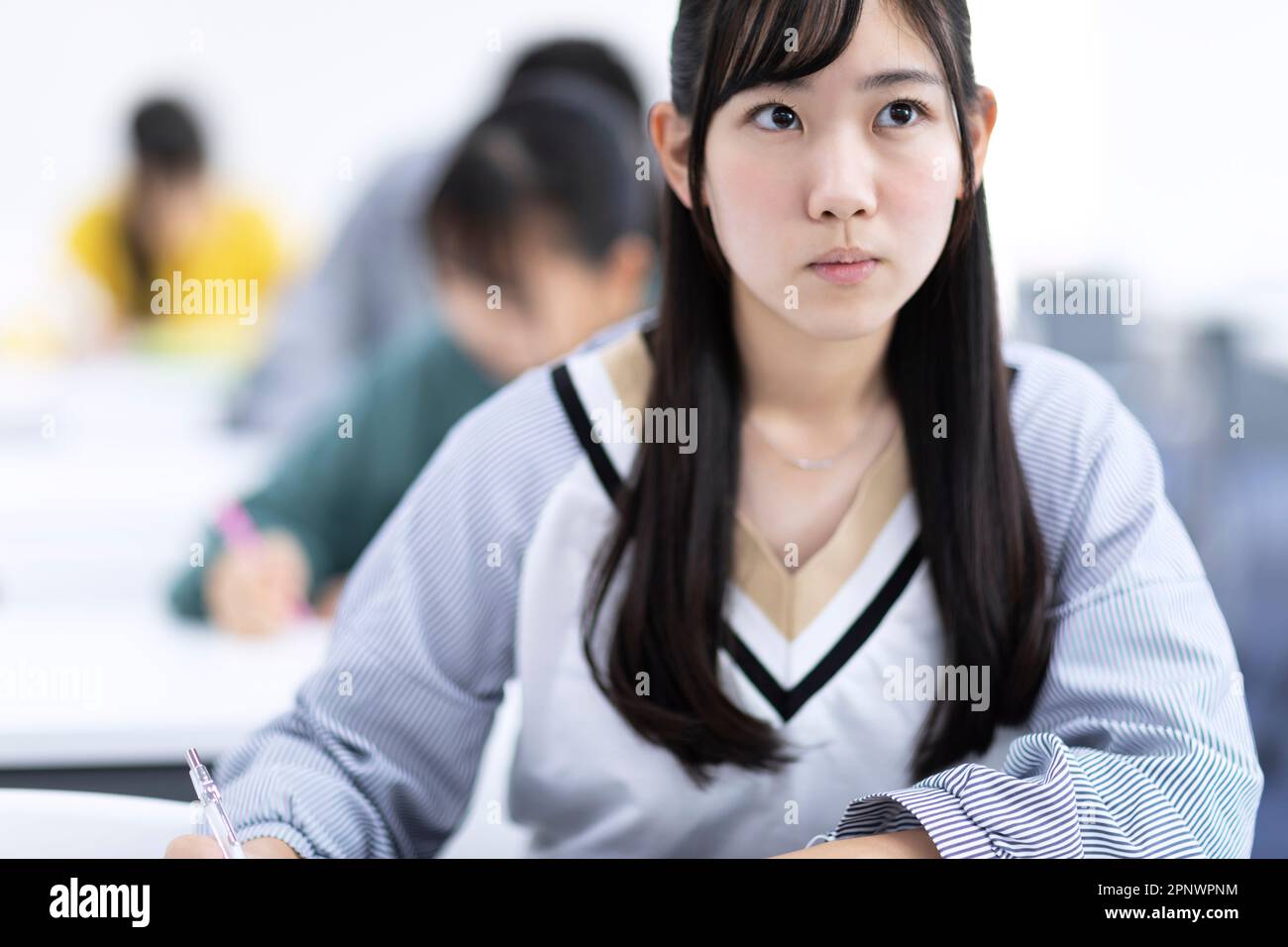 College students taking exam hi-res stock photography and images - Alamy