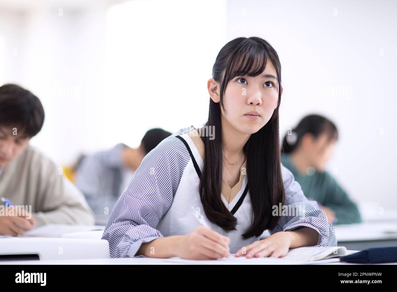 Students take exams university hi-res stock photography and images - Alamy
