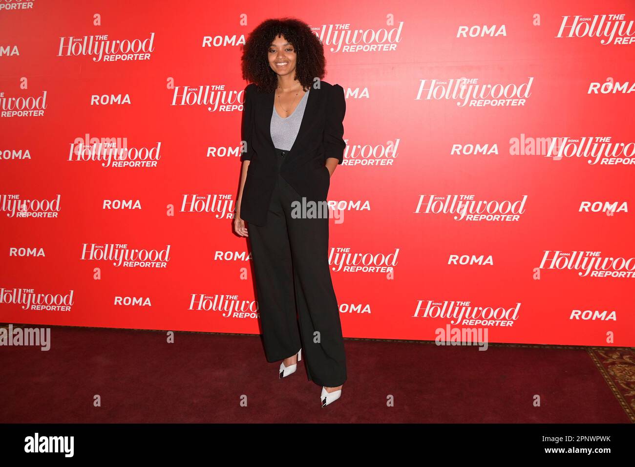Rome, Italy. 20th Apr, 2023. Coco Rebecca Edogamhe attends the ...