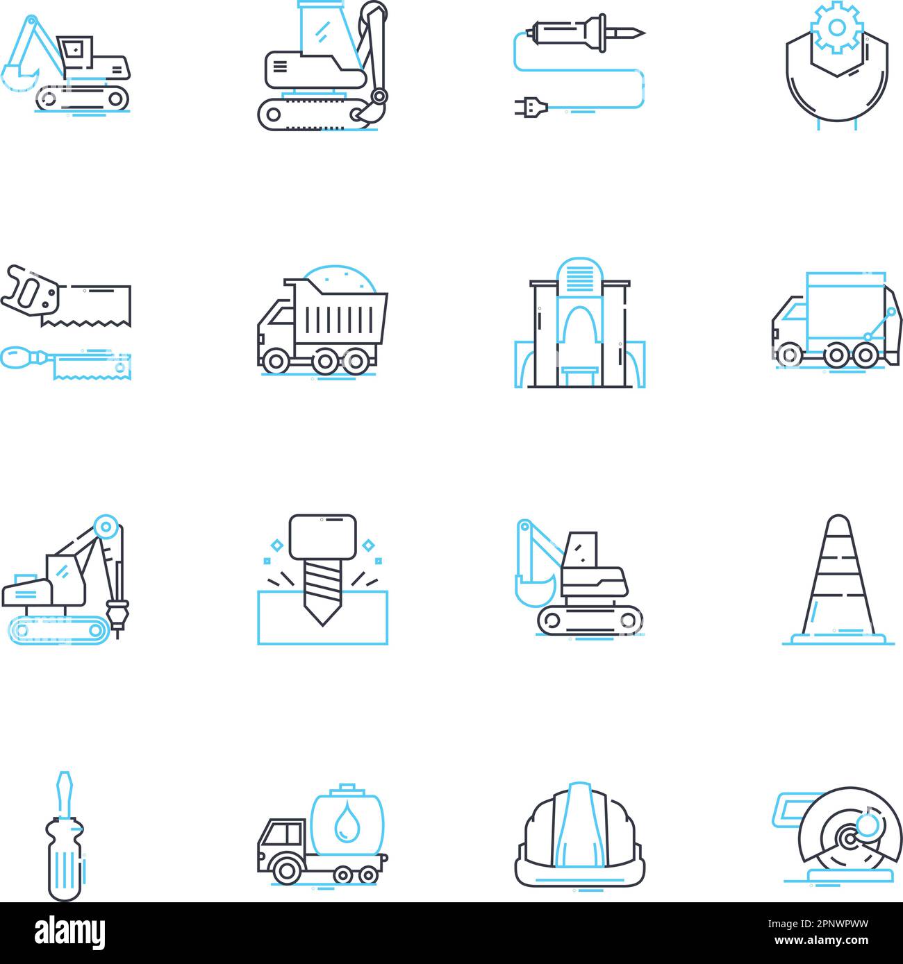 Telecommunications Devices Linear Icons Set Smartph Tablet Laptop