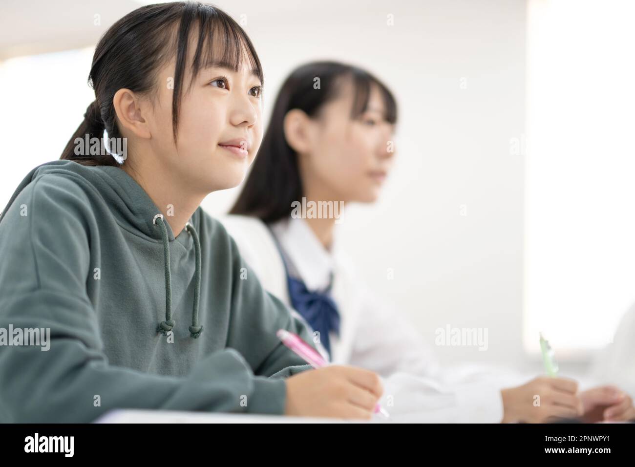 High school students taking a class Stock Photo - Alamy