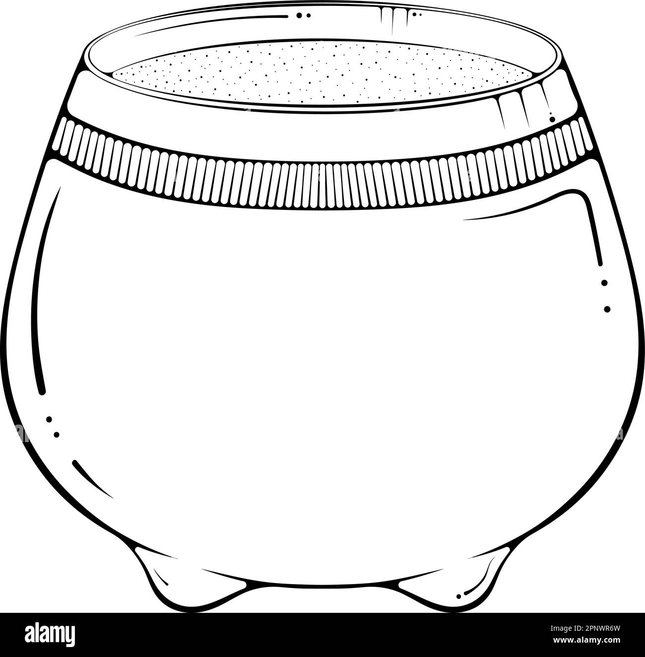 Empty flower pot line art Stock Vector Image & Art - Alamy