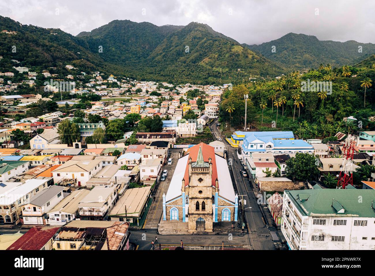 St lucia soufriere church hi-res stock photography and images - Alamy