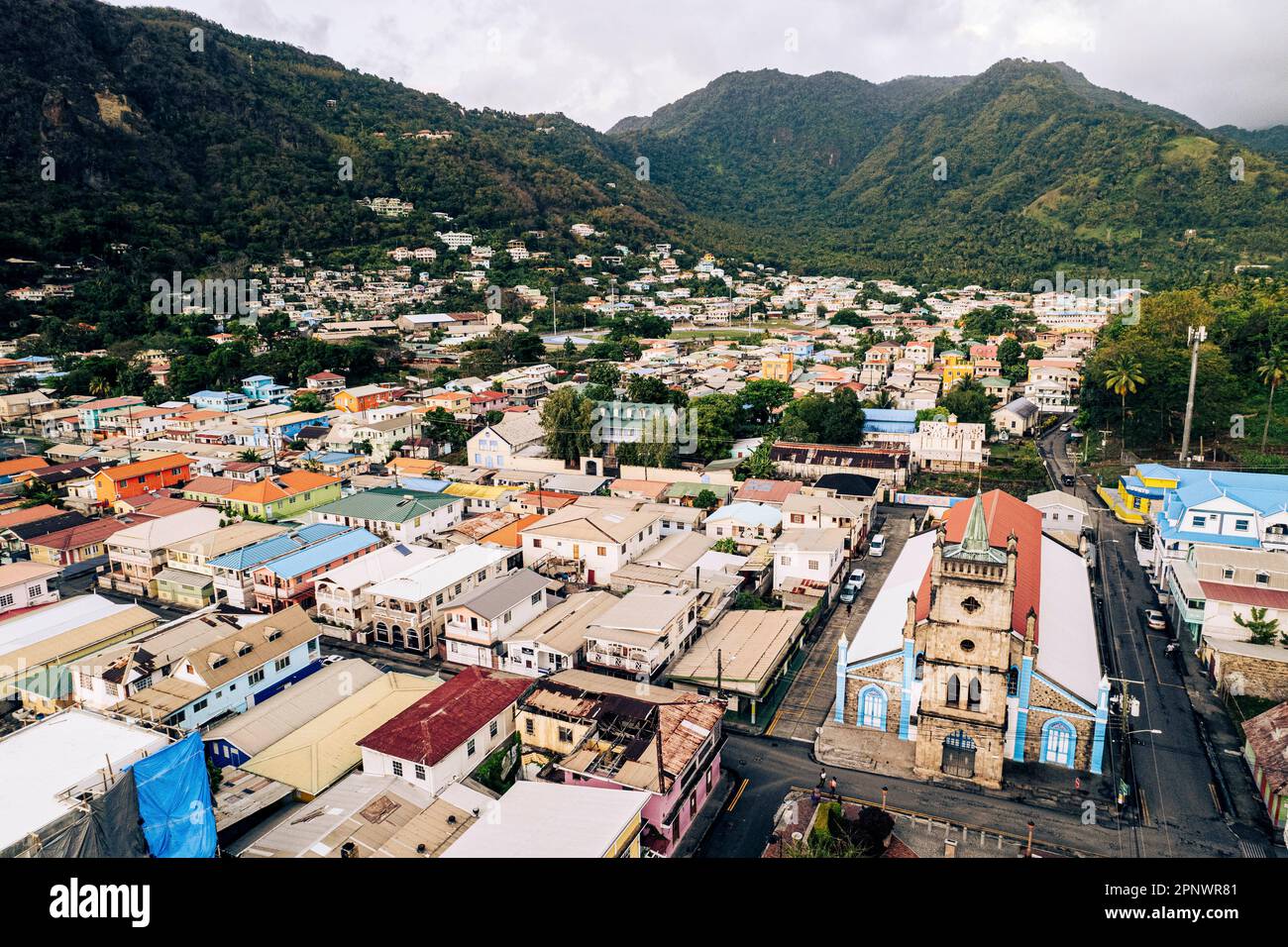 St lucia soufriere church hi-res stock photography and images - Alamy