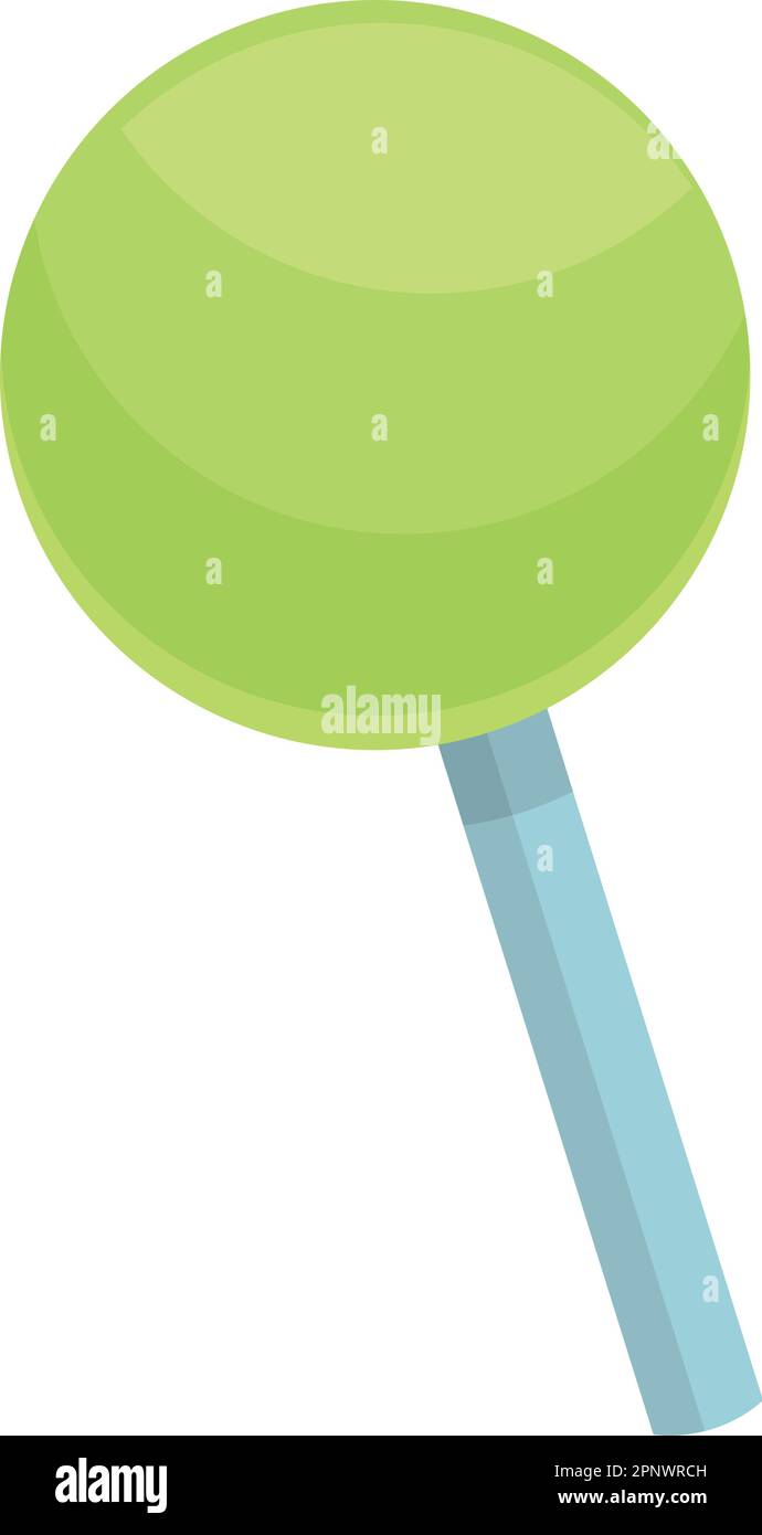 Clip pin icon cartoon vector. Paper push. Color note Stock Vector Image ...