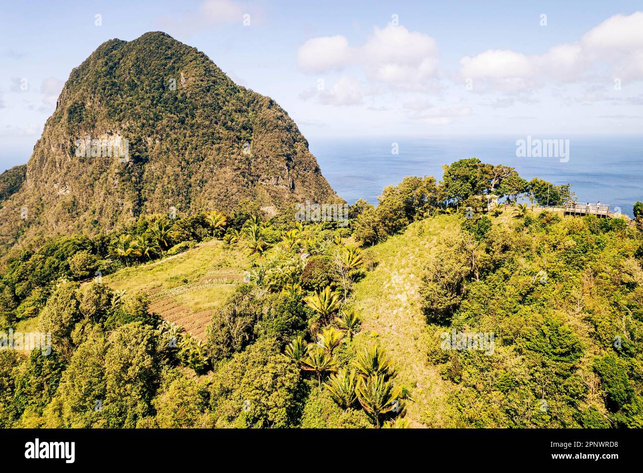 Pitons mountains in st lucia hi-res stock photography and images - Alamy