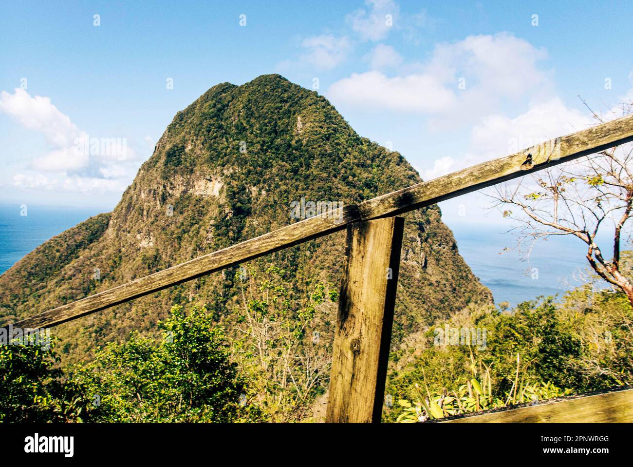 Pitons hiking hi-res stock photography and images - Alamy